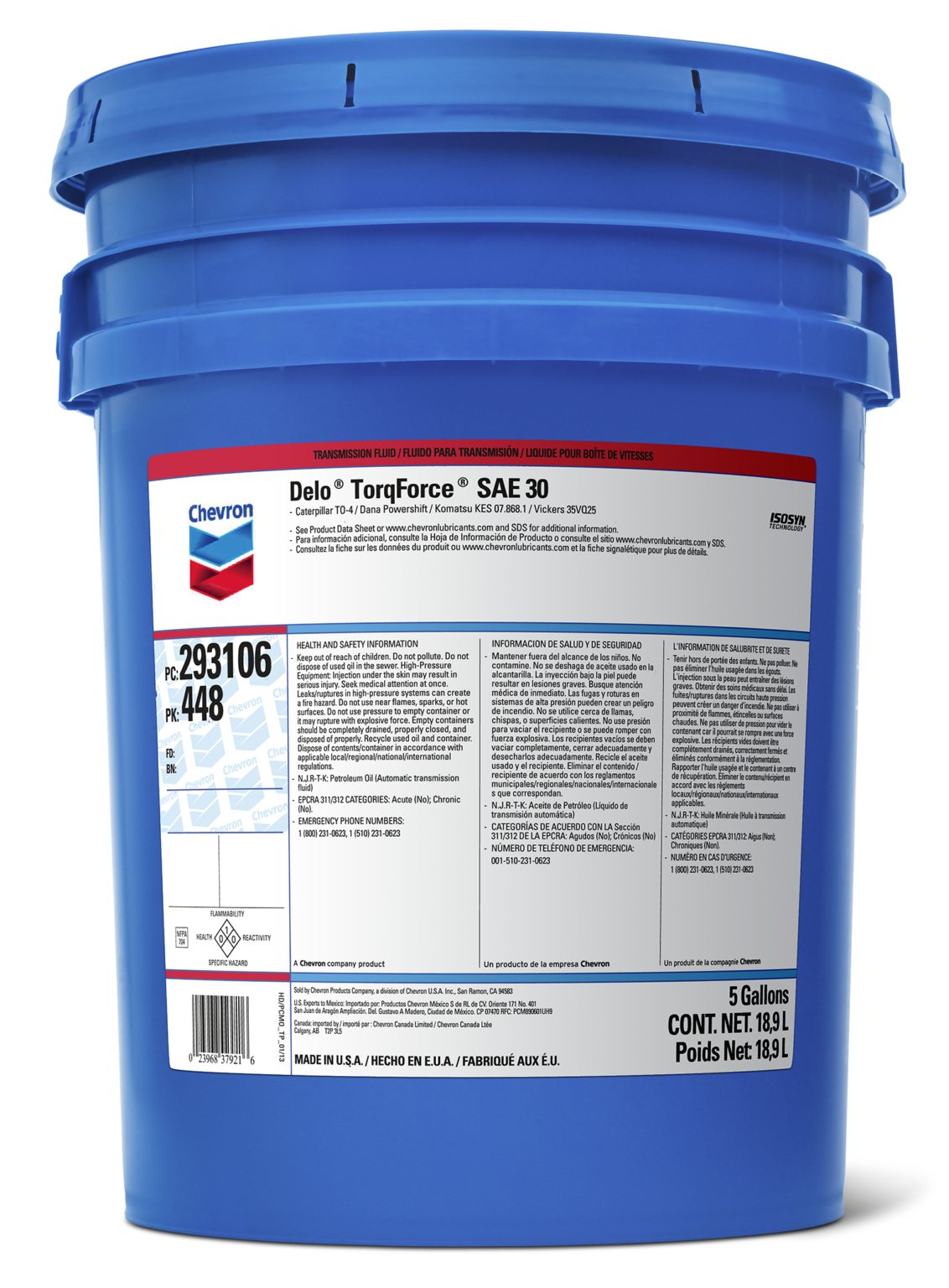 chevron-delo-torqforce-sae-30-santmyer-online-store