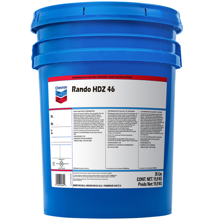 Chevron Rando® HDZ Hydraulic Oil ISO 46 | Santmyer Online Store